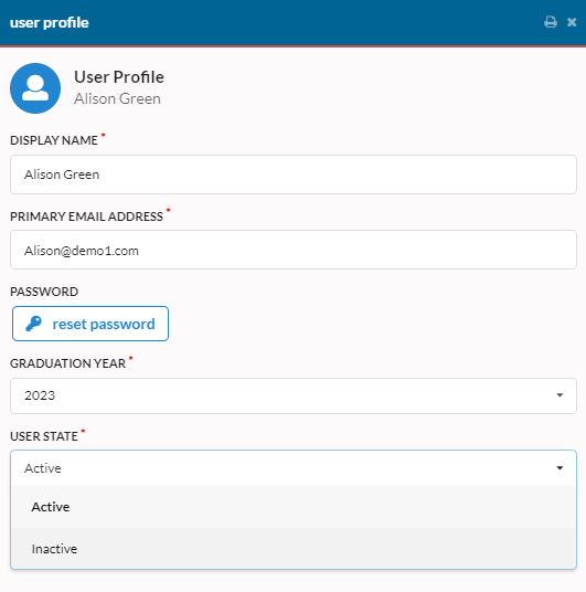 Manage Users - myTIPreport Help