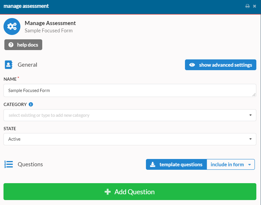 Focused Milestone Evaluation Forms - myTIPreport Help