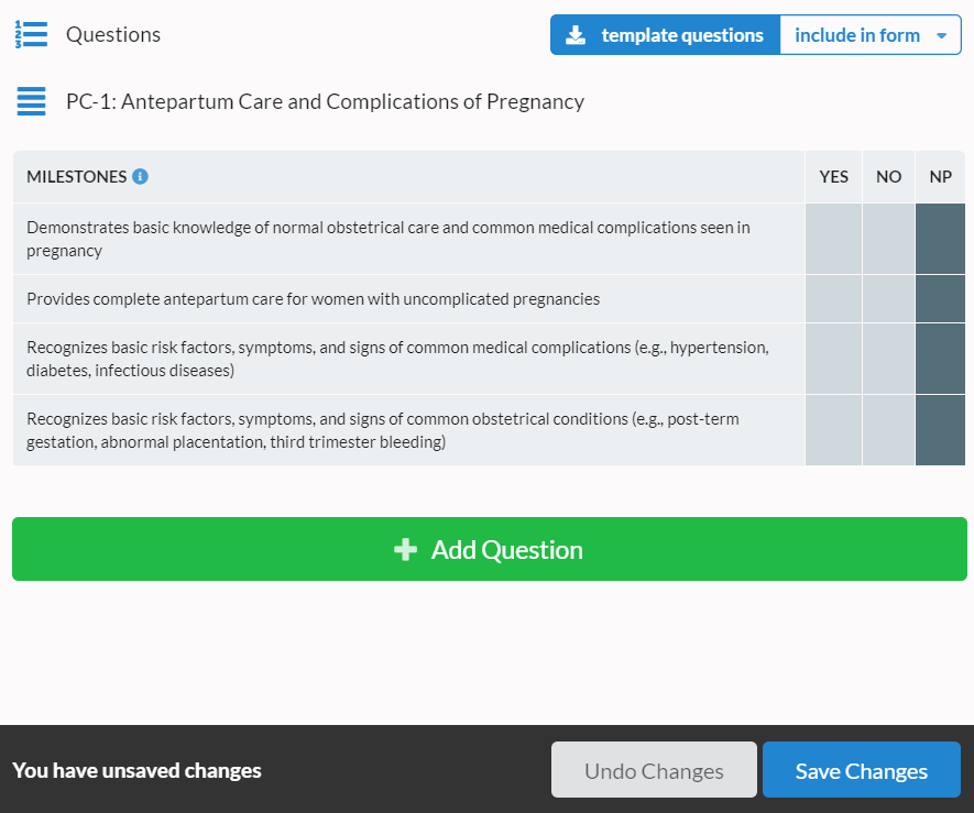 Focused Milestone Evaluation Forms - myTIPreport Help