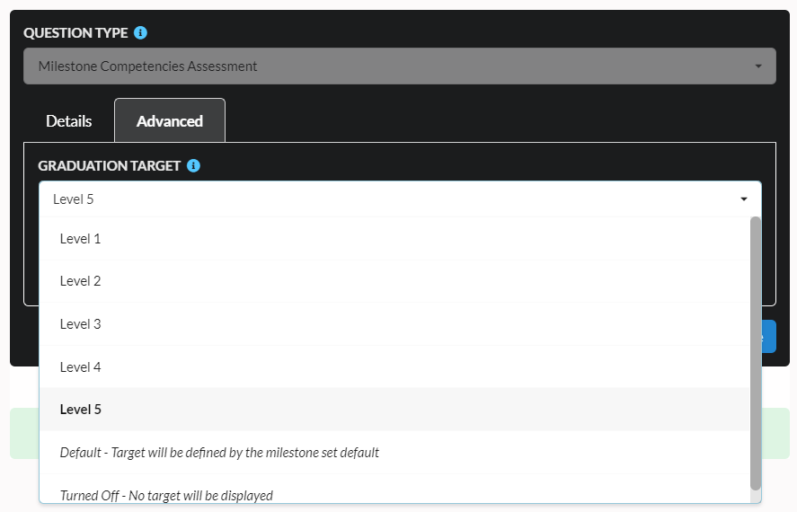 Graduation Targets - myTIPreport Help