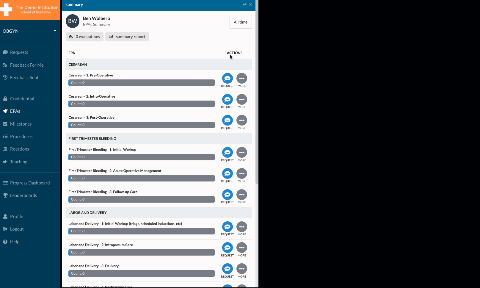 Scheduled Requests - myTIPreport Help