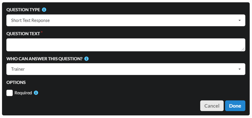 Editing Forms and Questions - myTIPreport Help